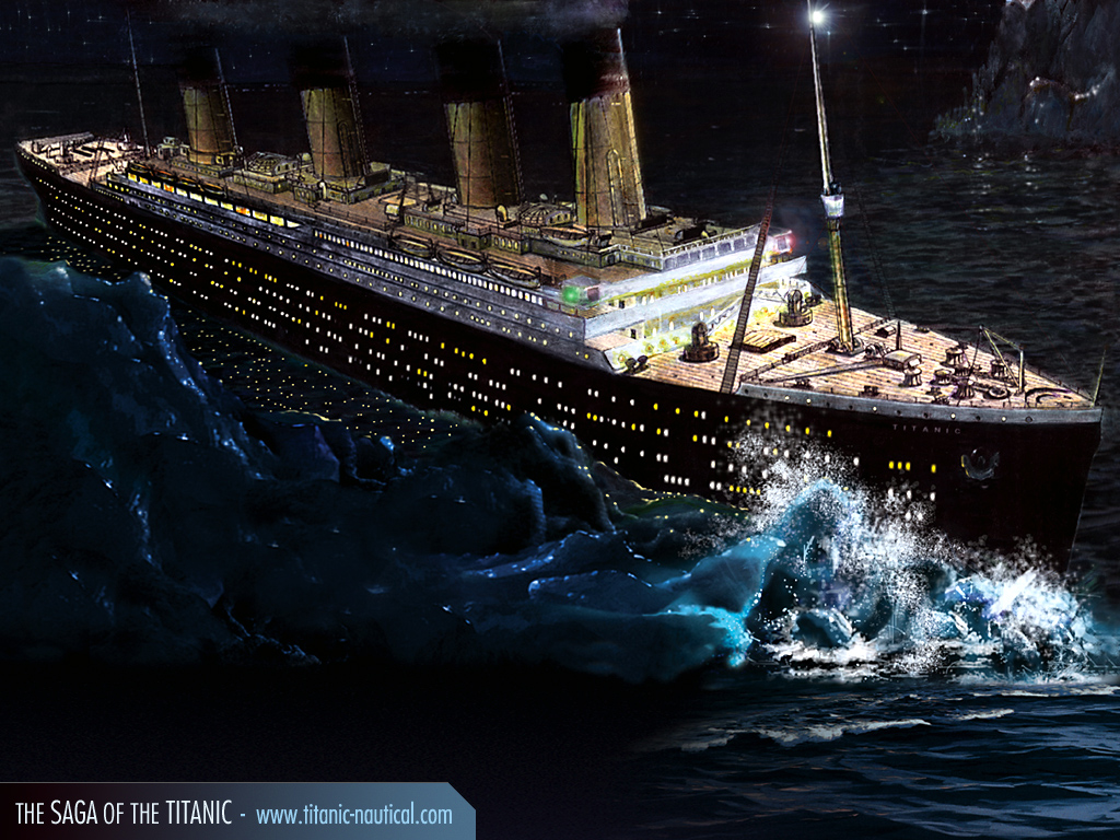 Titanic Ship, Iceberg Greatness First Victim - Life Is Beautiful