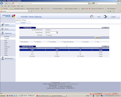 La colţ de... internet: Problemă restartare Huawei HG655b