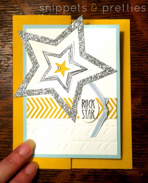 Snippets and Pretties: Rock Star Card