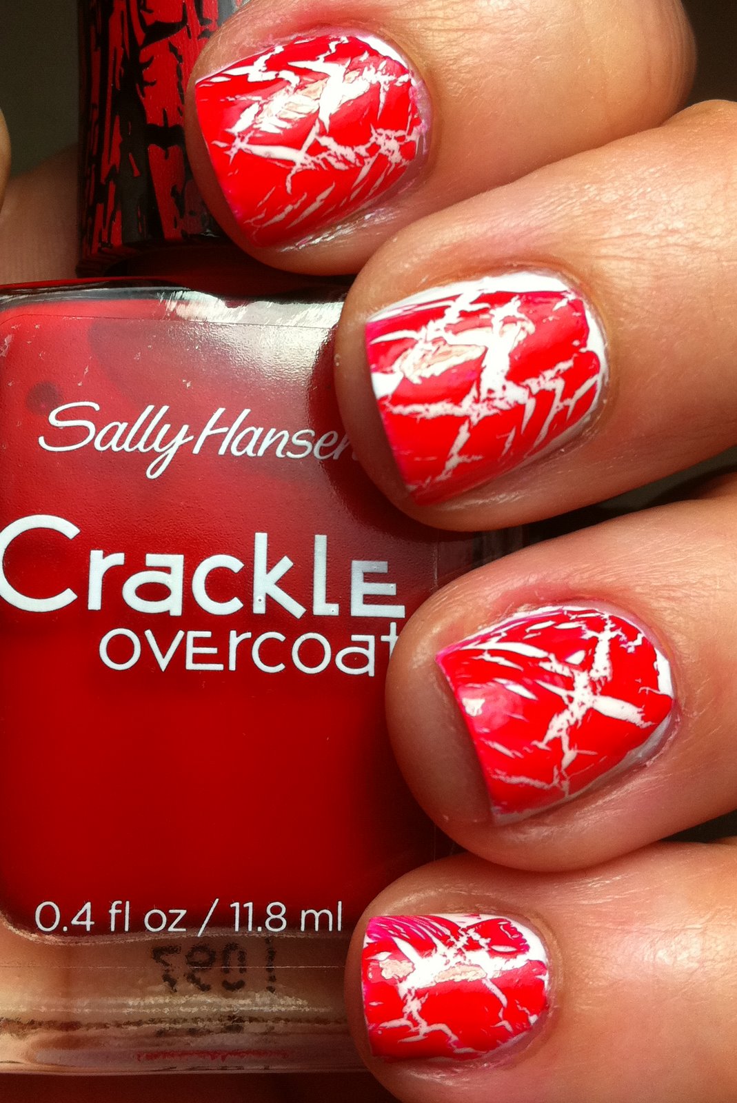 Lacquered Me: Red Crackle