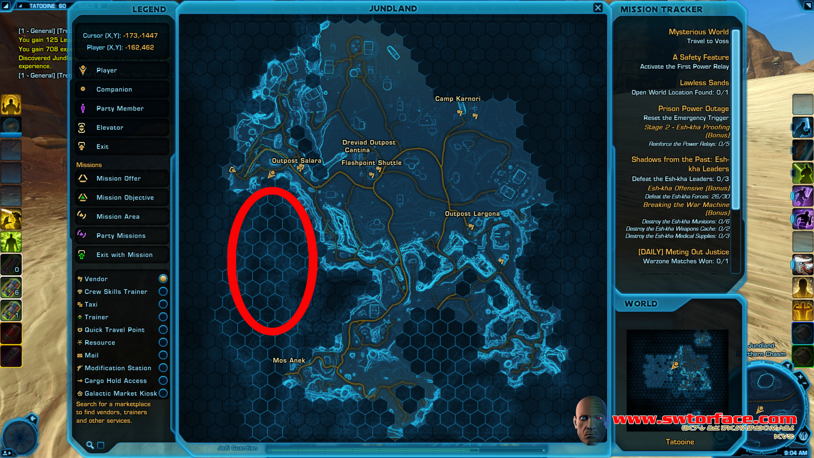 tastnatebe: swtor tatooine map