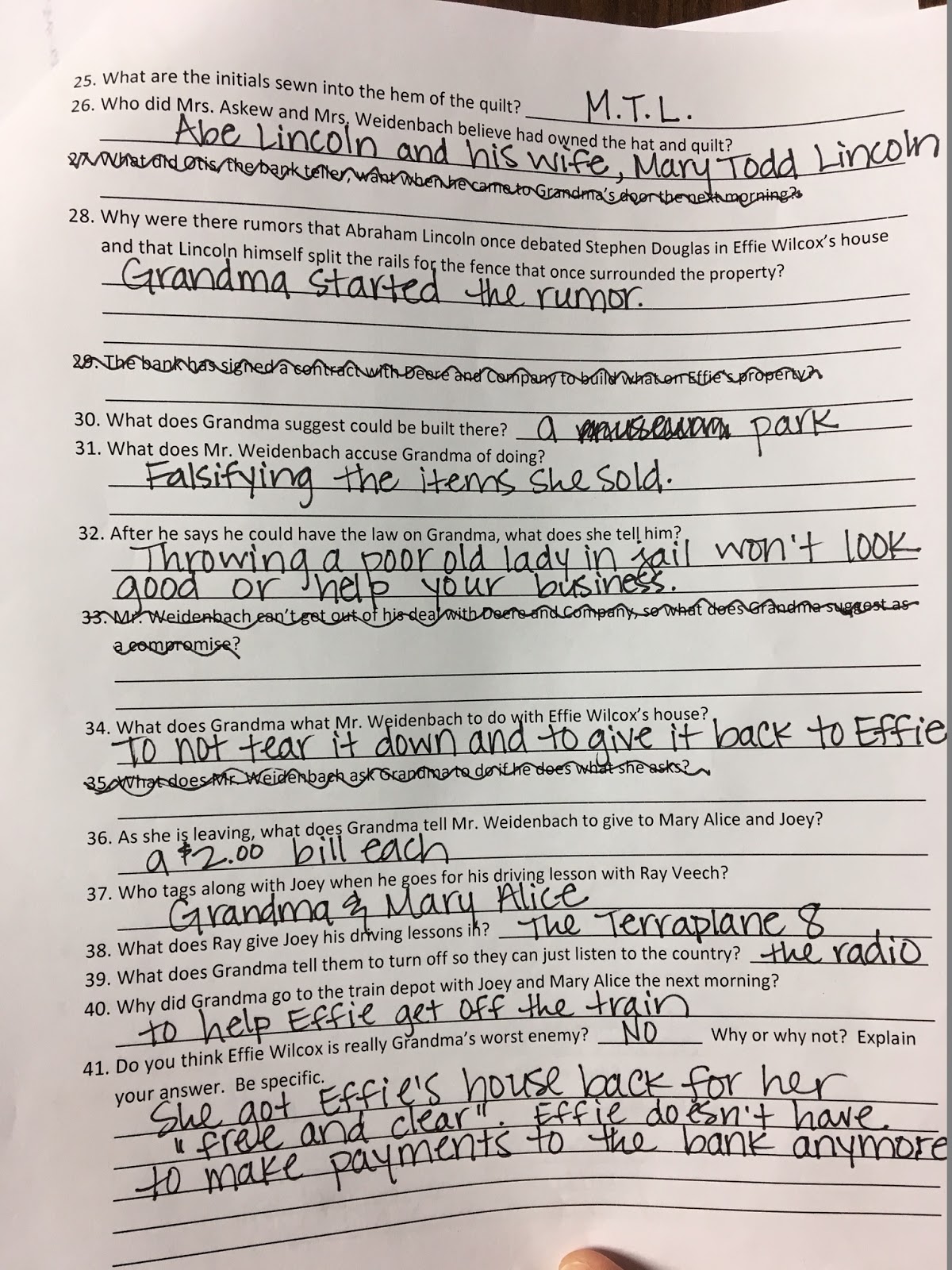 Reading with Mrs. Klumper: A Long Way from Chicago Chapters 5-8