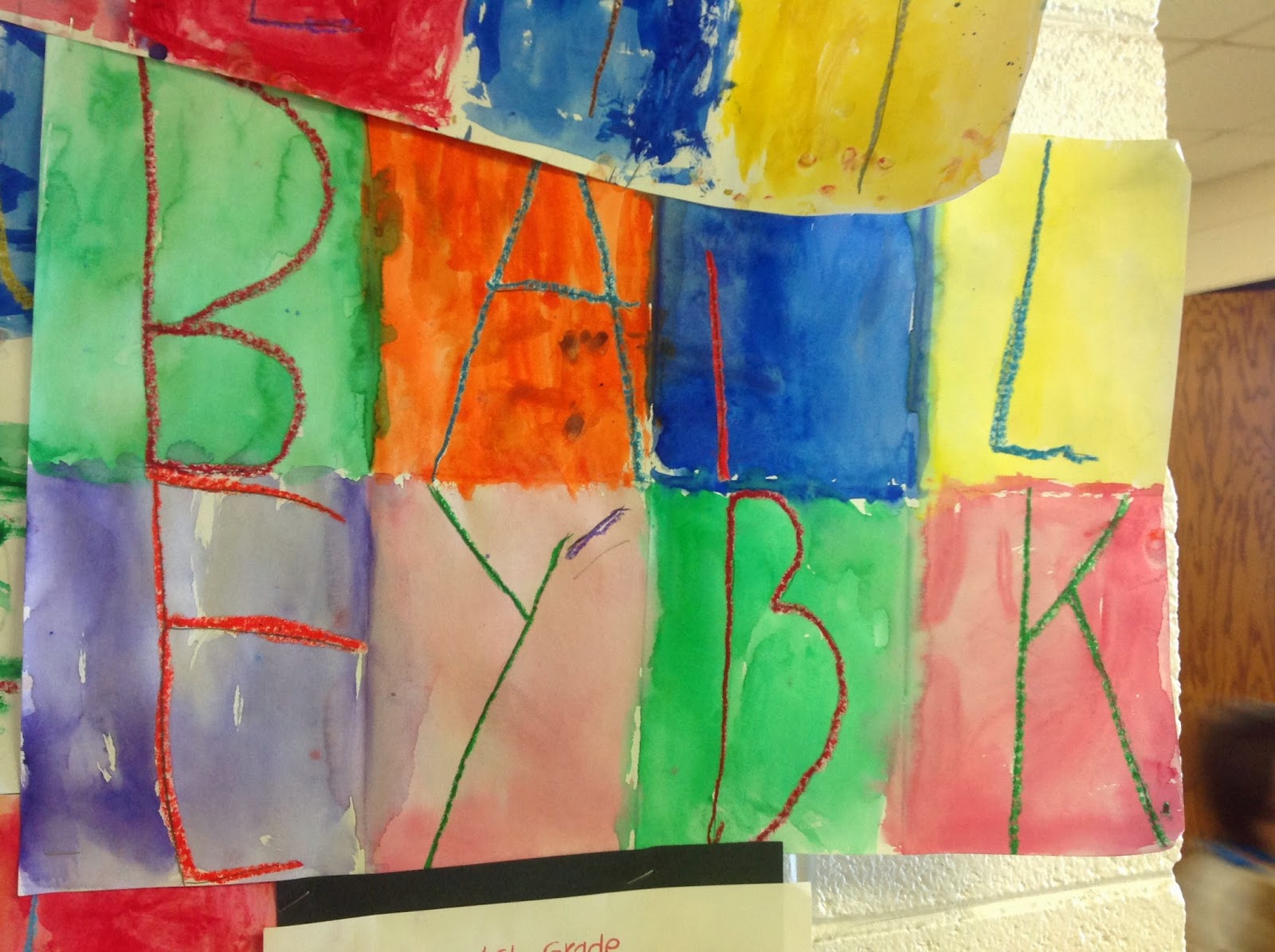 The Artsy Fartsy Art Room: Jasper Johns & 1st Grade