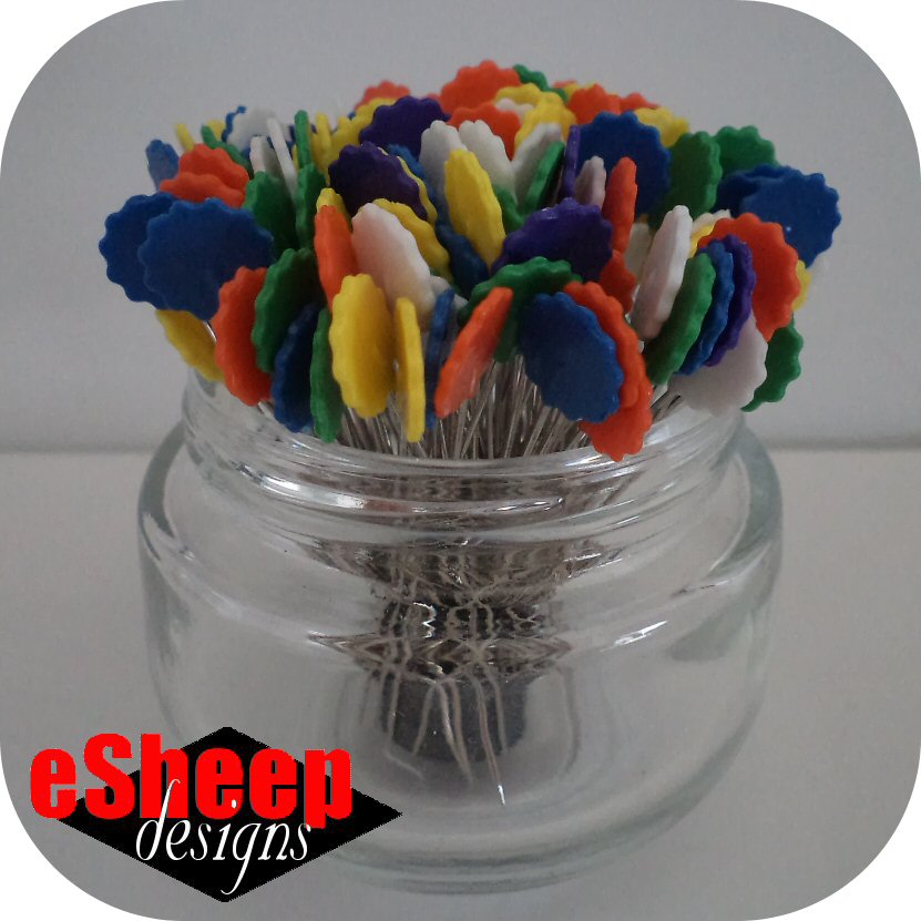 eSheep Designs: DIY a Magnetic Pin Jar in 1 Minute