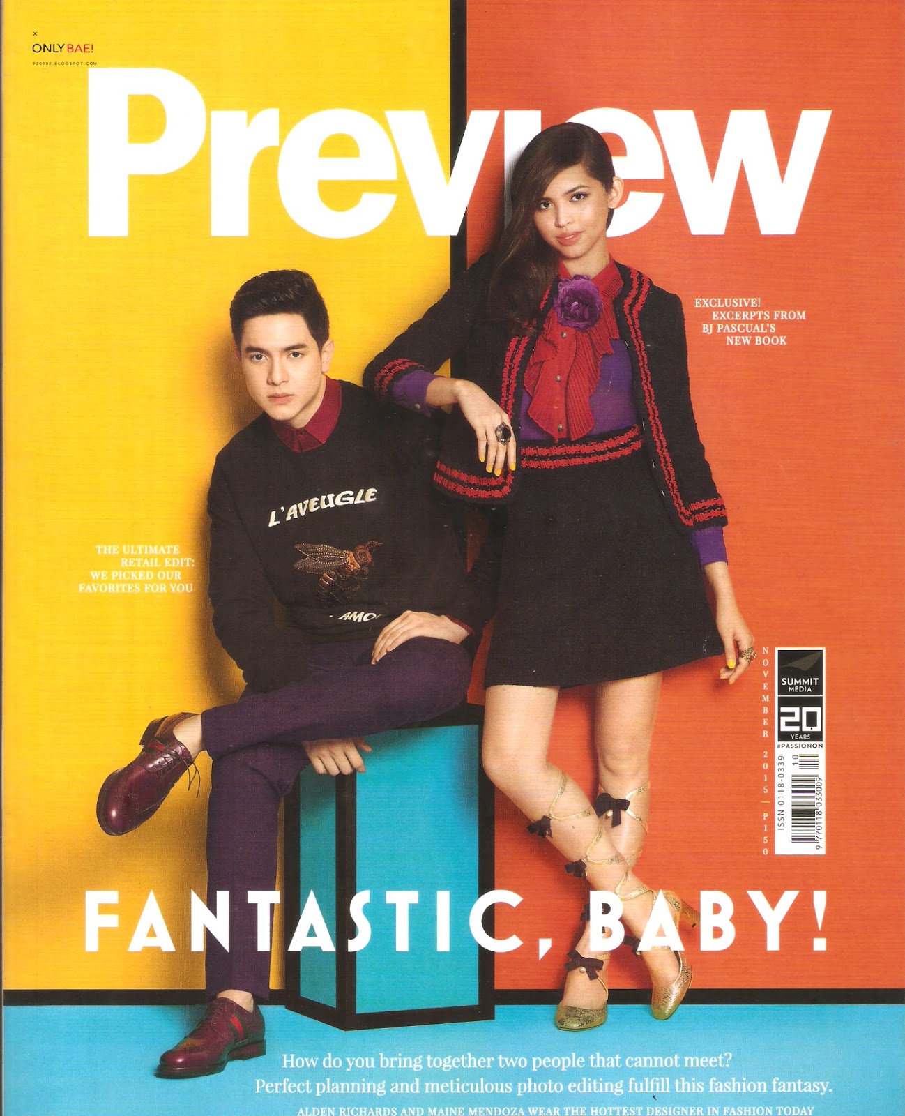 [SCANS] PREVIEW MAGAZINE - ONLY BAE!