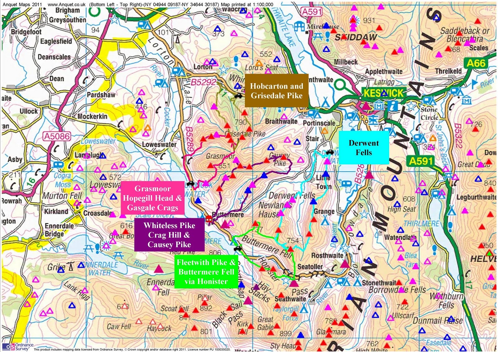 Peak Bagging and Long Distance Walking in the UK and Spain: Lake ...