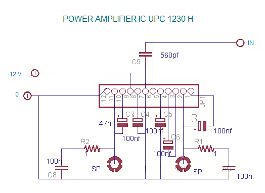 MESERVICE: Power Amplifier IC UPC 1230 H