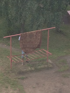 At Least One Picture A Day: August 21 2012 Rug Beating