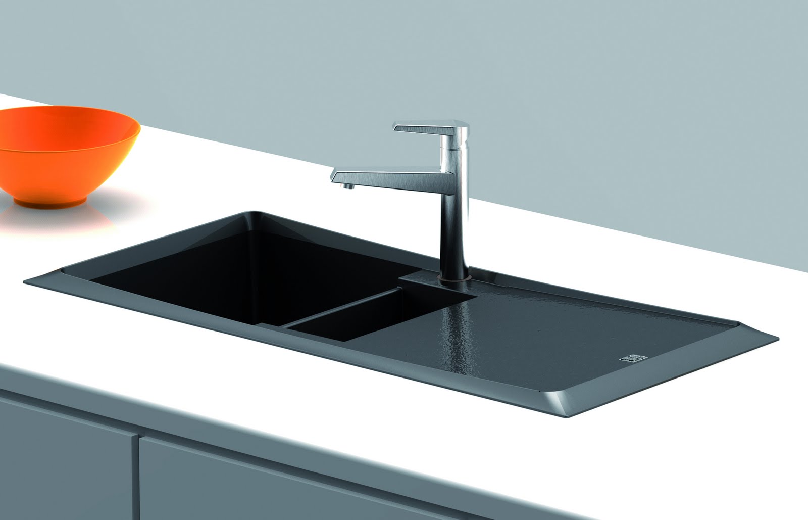 IKD KITCHENS BEDROOMS BATHROOMS: ROK TEX Contour Sink Collection