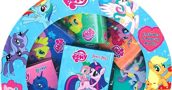 Kids Giggles: My Little Pony Reading Around Includes 8 Pop-Up Books (229k)