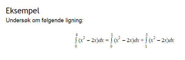 The Scottish Café: R2-Regneregler for integrasjon. Areal mellom grafer ...