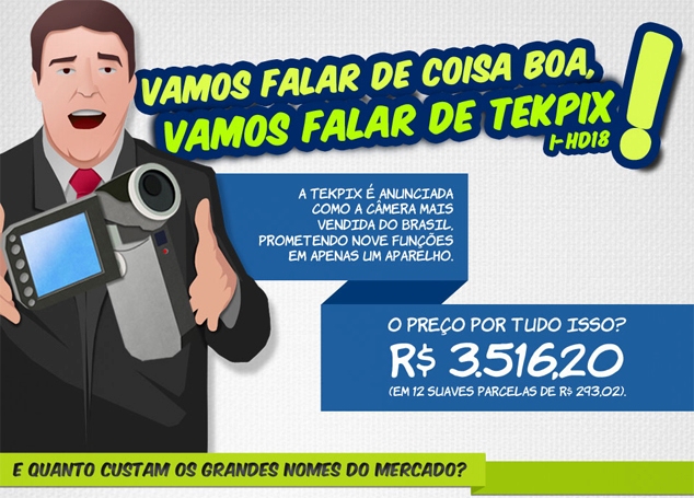 haLIBIDOso =^.^=: A Verdade sobre a Tekpix: a câmera mais vendida do Brasil