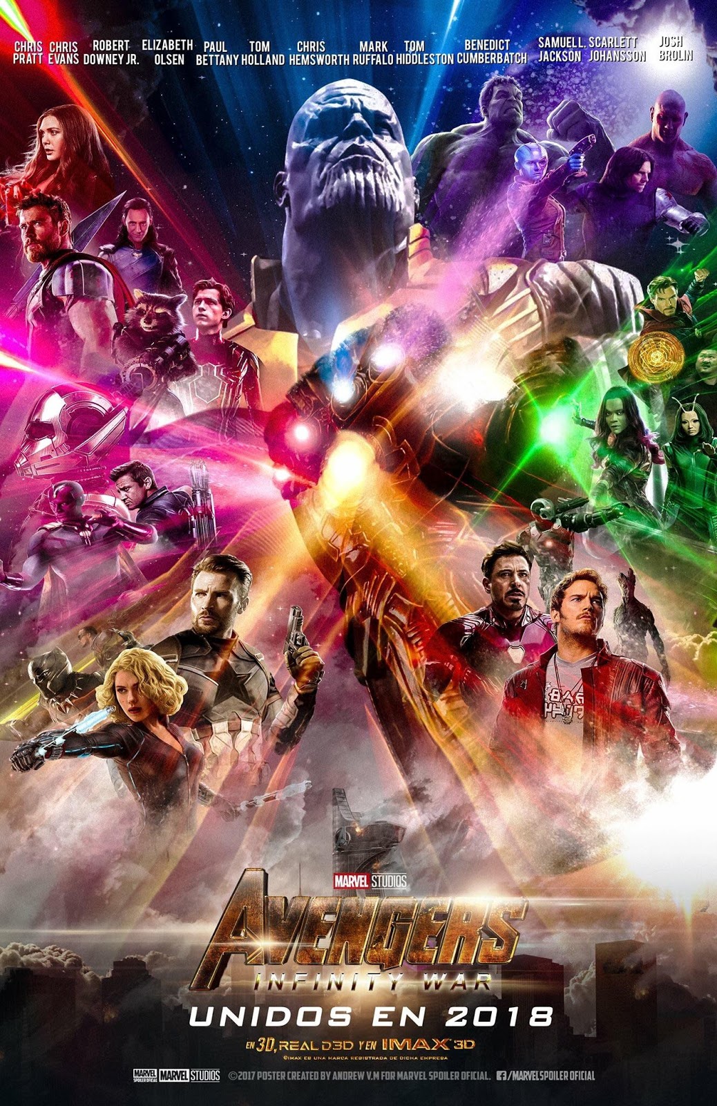 15 Poster Avengers Infinity War Dari Fans Yang Serius Memukau..!!!