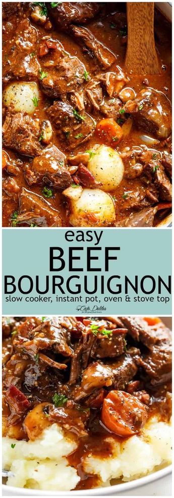 Source cafedelites.com@Beef Bourguignon
