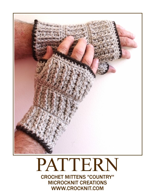 MICROCKNIT CREATIONS: Crochet "Just for Men"