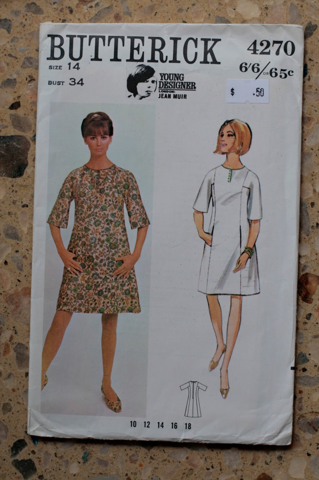 Results of the FBA revelation: vintage Simplicity 7530 in Kokka border ...