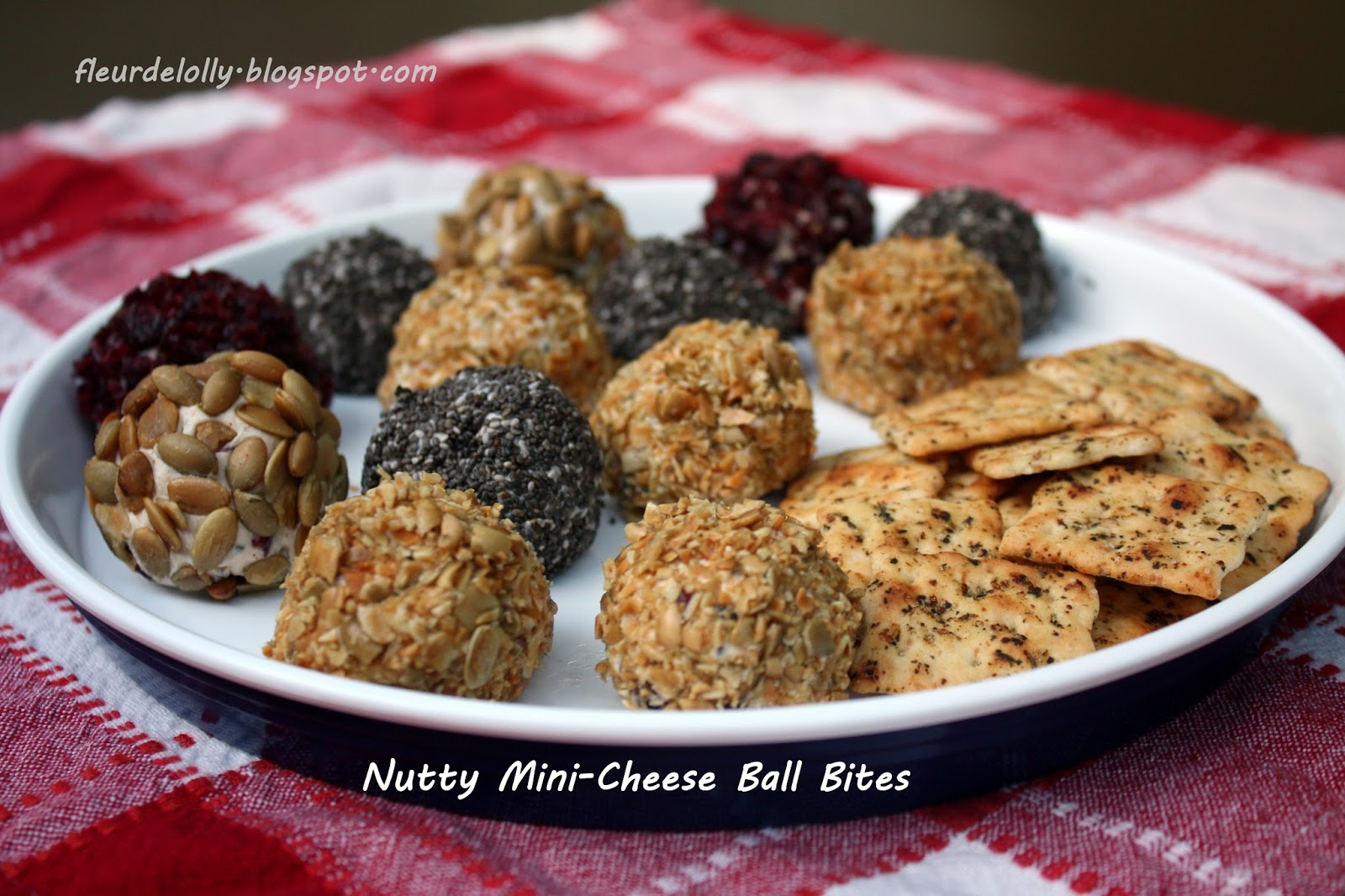 Fleur de Lolly: Nutty Mini-Cheese Ball Bites