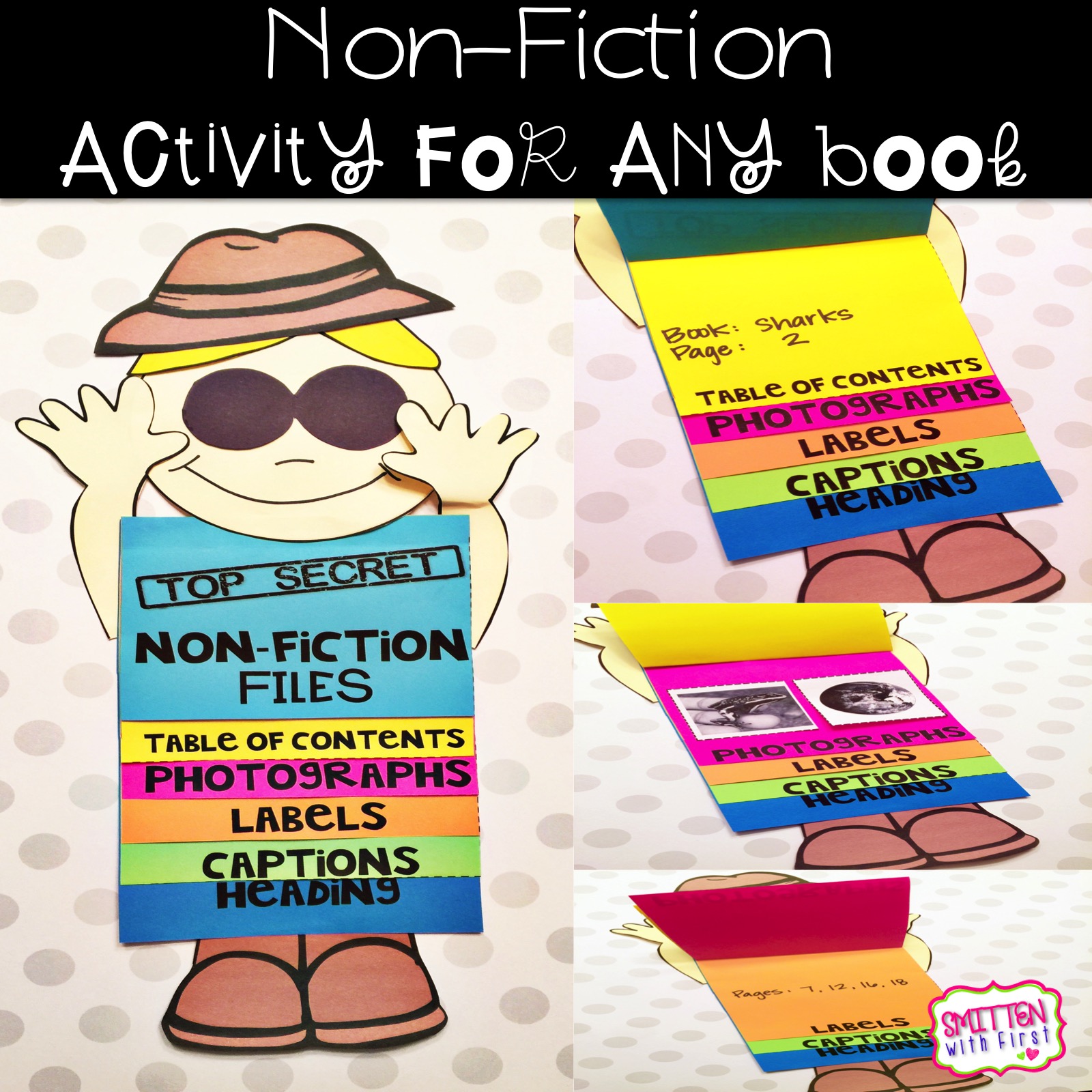 Teaching non-fiction text and graphic features - Smitten with First