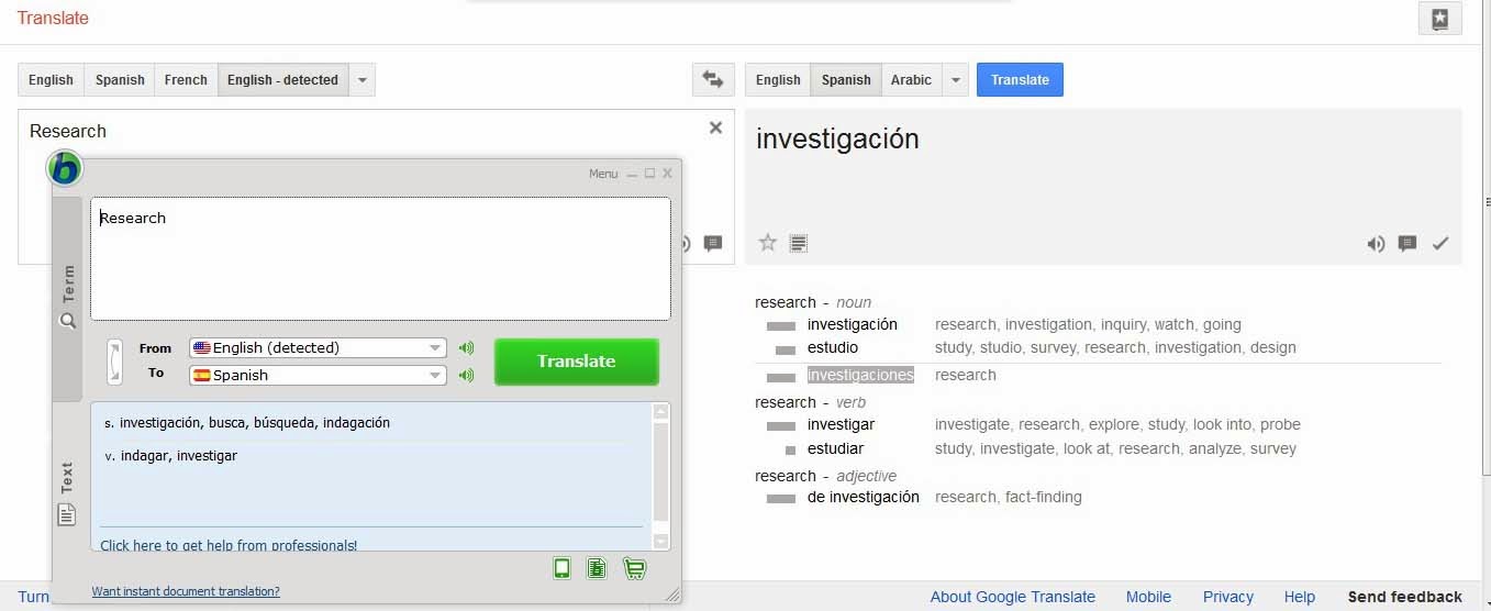 Translation Help Software: Babylon 10 vs. Google Translate