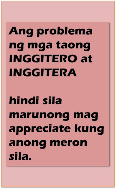 Mga Taong Inggitero at Inggitera