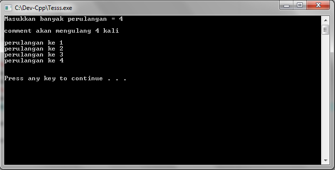 Looping (Perulangan) For di Java, C# dan C++ | Contoh - Download ...
