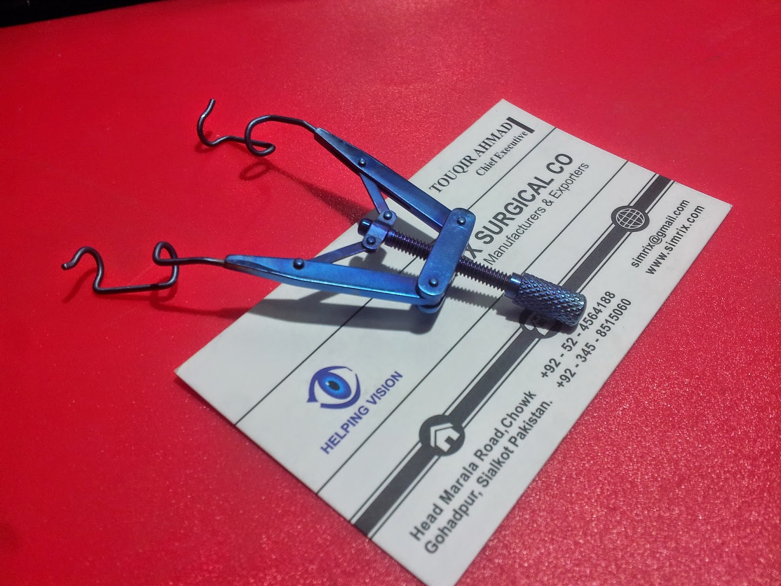 Ophthalmic Surgery Instruments ( SIMRIX ): Lieberman Adjustable ...