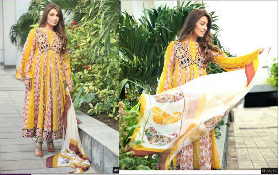Deeba Premium Lawn 2013-14 | Shariq Textiles Deeba Lawn Prints 2013 ...