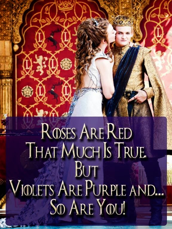 #GameOfThrones Roses Are Red, You Are Purple, Wedding Meme | Game Of ...