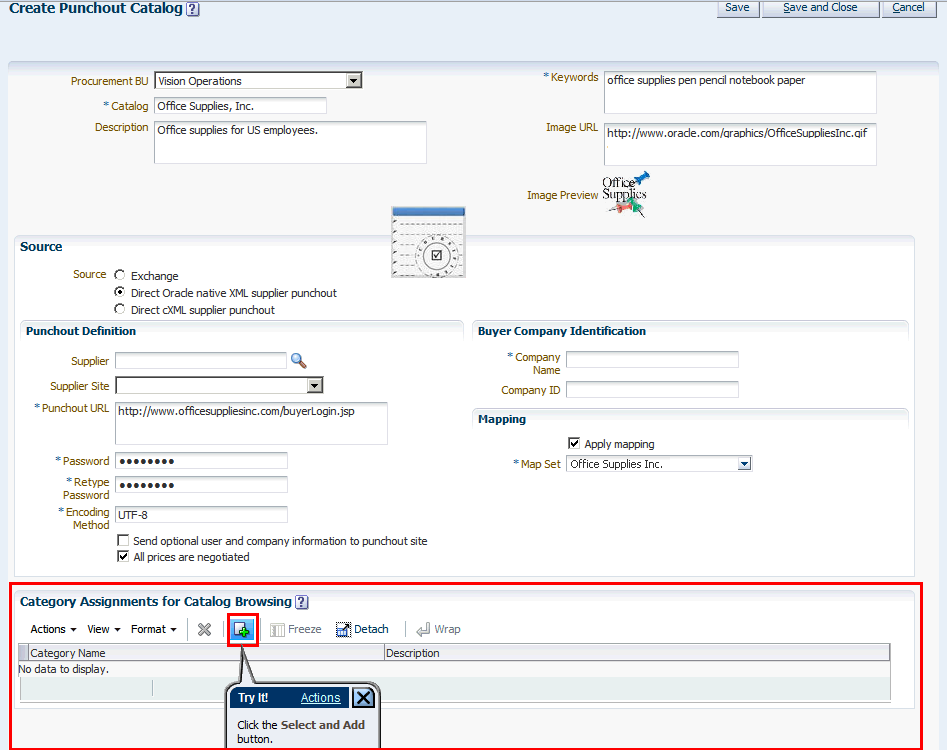 Procurement Catalogs - Oracle Fusion Application (Self-Service ...