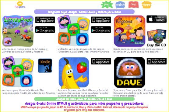 Jugando y aprendiendo juntos: The fungooms