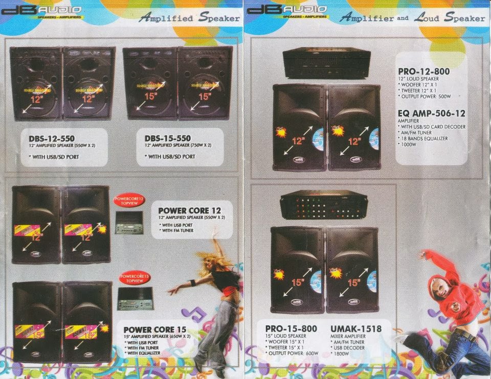 DB- AUDIO SPEAKERS AND AMPLIFIER ~ Quality Appliance Plaza