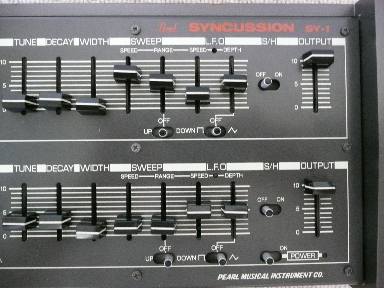 MATRIXSYNTH: PEARL SYNCUSSION SY-1 VINTAGE DRUM SYNTHESIZER