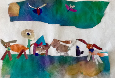 In Through the Out Door: Eric Carle Inspired Art--Part Two