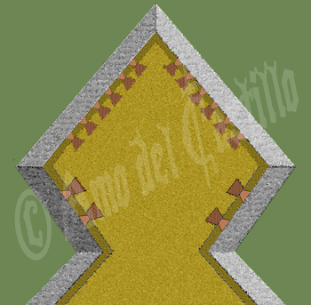 AMO DEL CASTILLO: Partes del fuerte: Tipos de baluartes