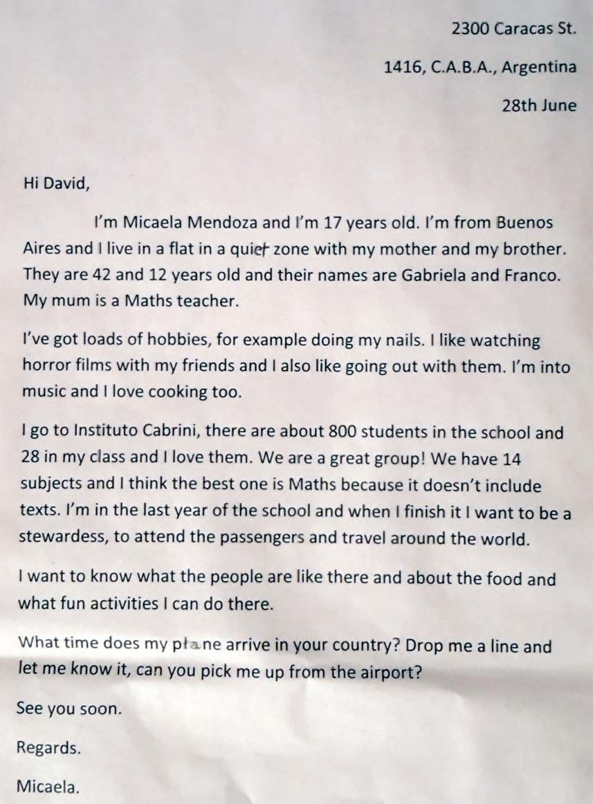 CECIE Nº 14 DE 14: Cartas Informales.