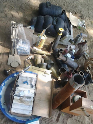 Photo: NSCDC discovers bomb making factories in Borno