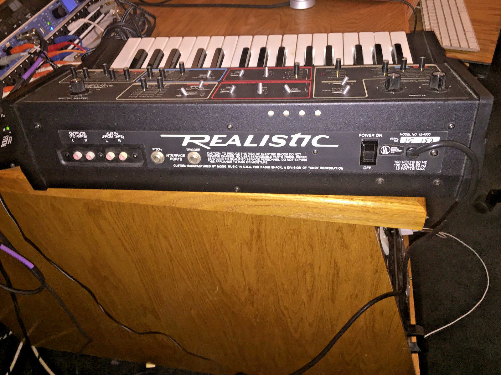 MATRIXSYNTH: Vintage Realistic Moog MG-1 Concertmate Analog Synthesizer ...