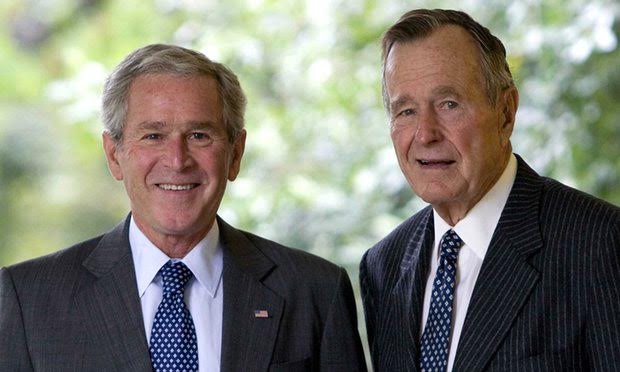 Former US presidents George W Bush Snr and Jnr will not endorse Donald ...