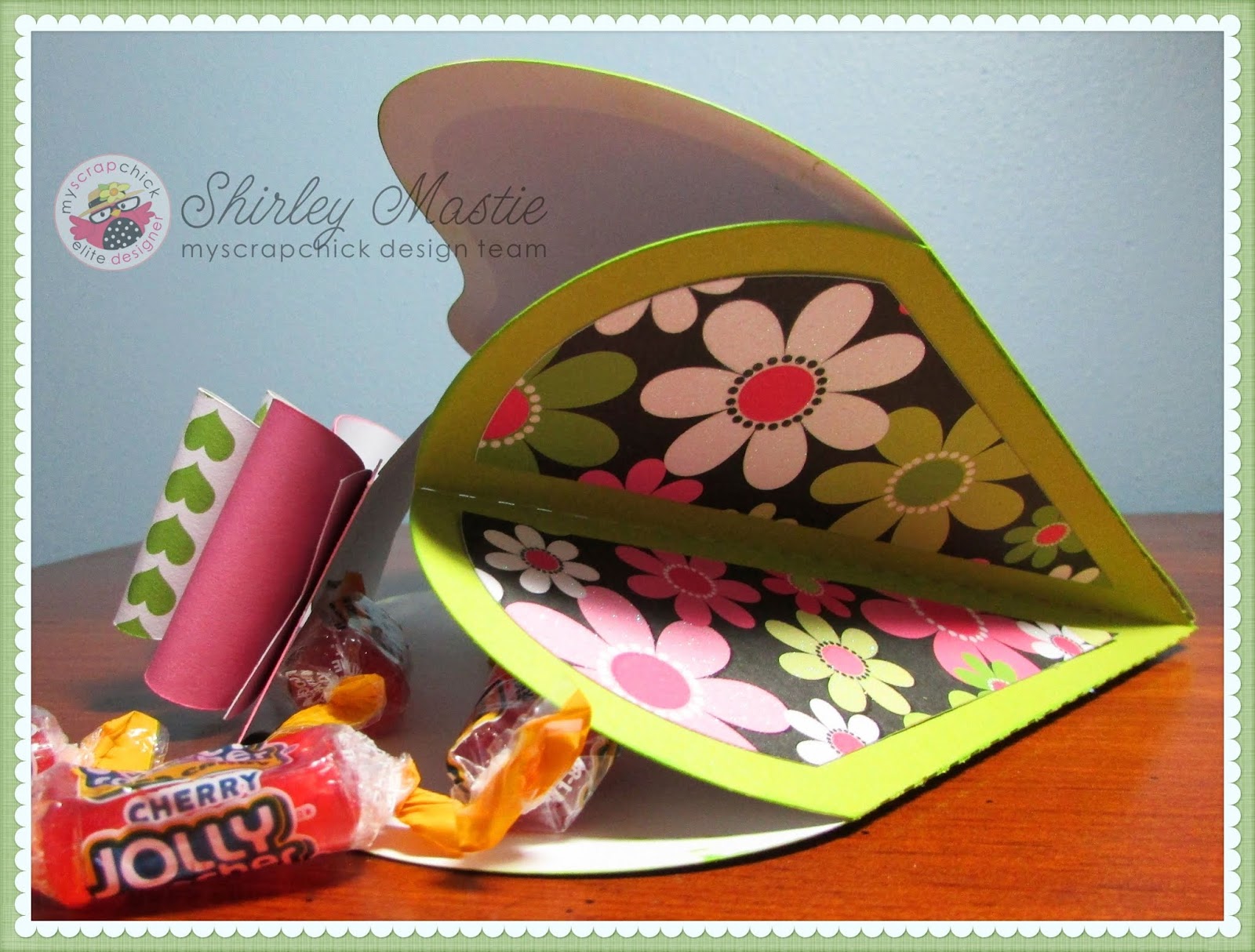 Puffy Heart Candy Gift Box - myscrapchick