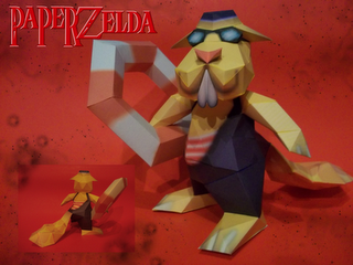 Majora's Mask Big Brother Baaver Papercraft | Papercraft Paradise ...