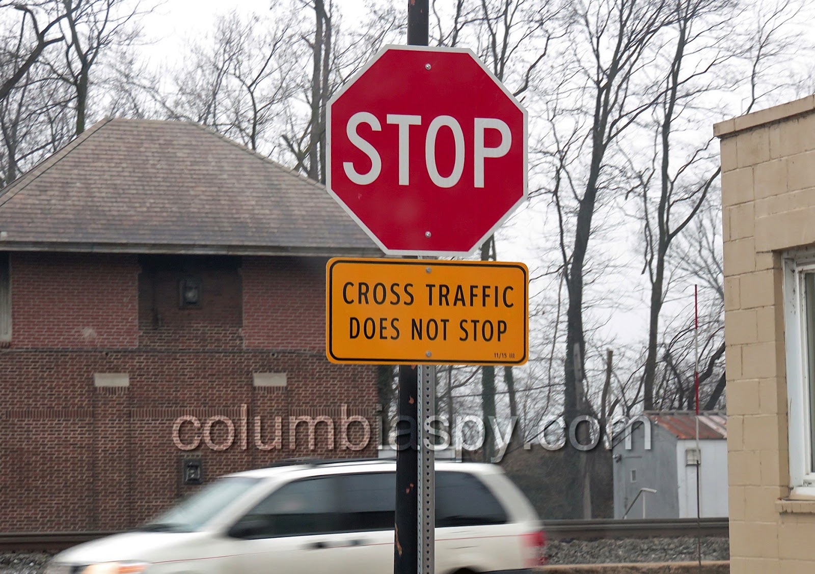 Band-Aid shaped addition to stop sign – Columbia Spy