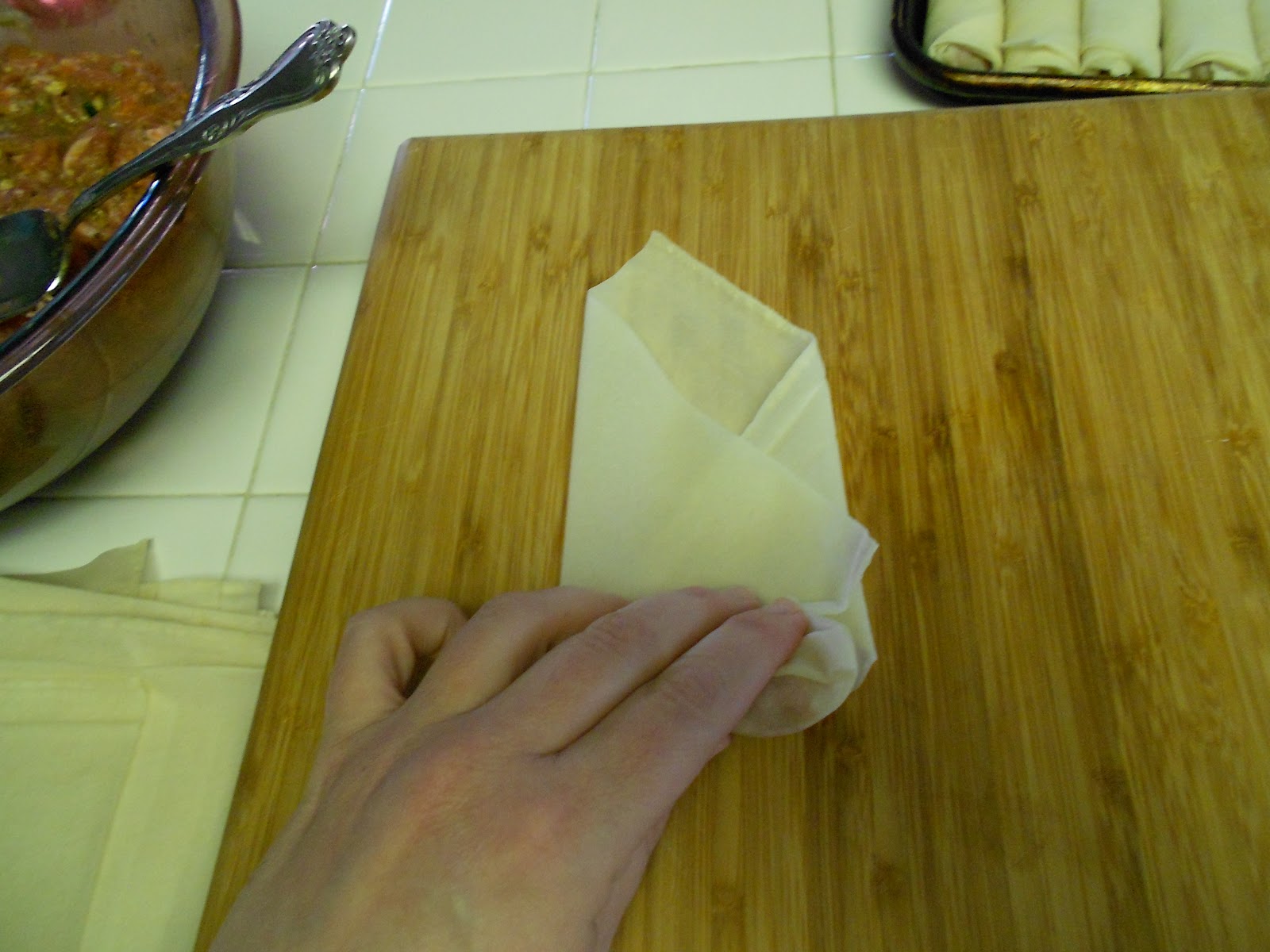 Joie's Kitchen: Mai's Spring Rolls (sort of)