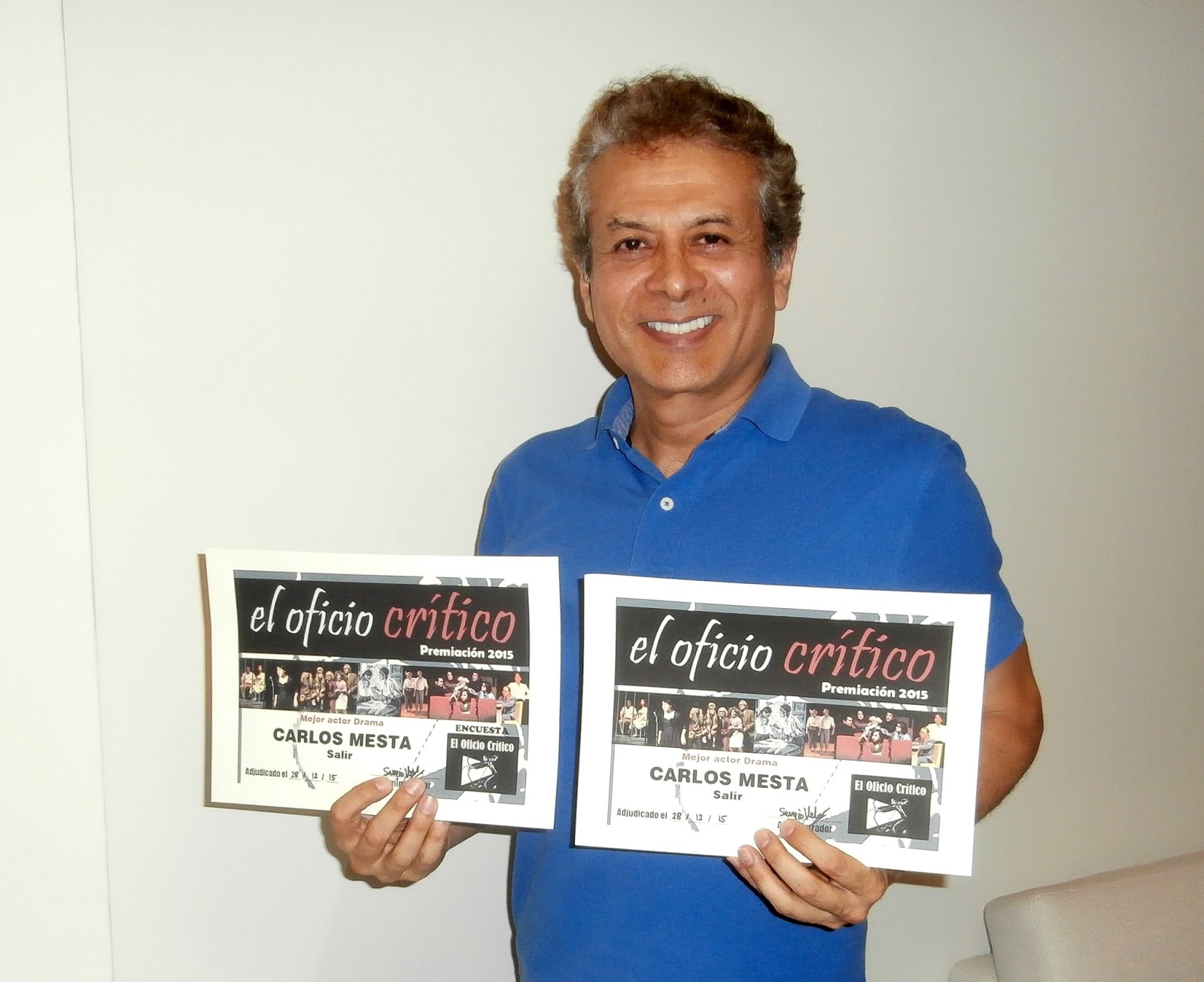 OFICIO CRÍTICO: Entrevista: CARLOS MESTA