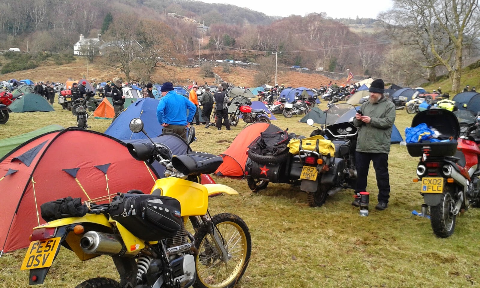 Boris the Dnepr : Conwy MCC Dragon Rally 2015