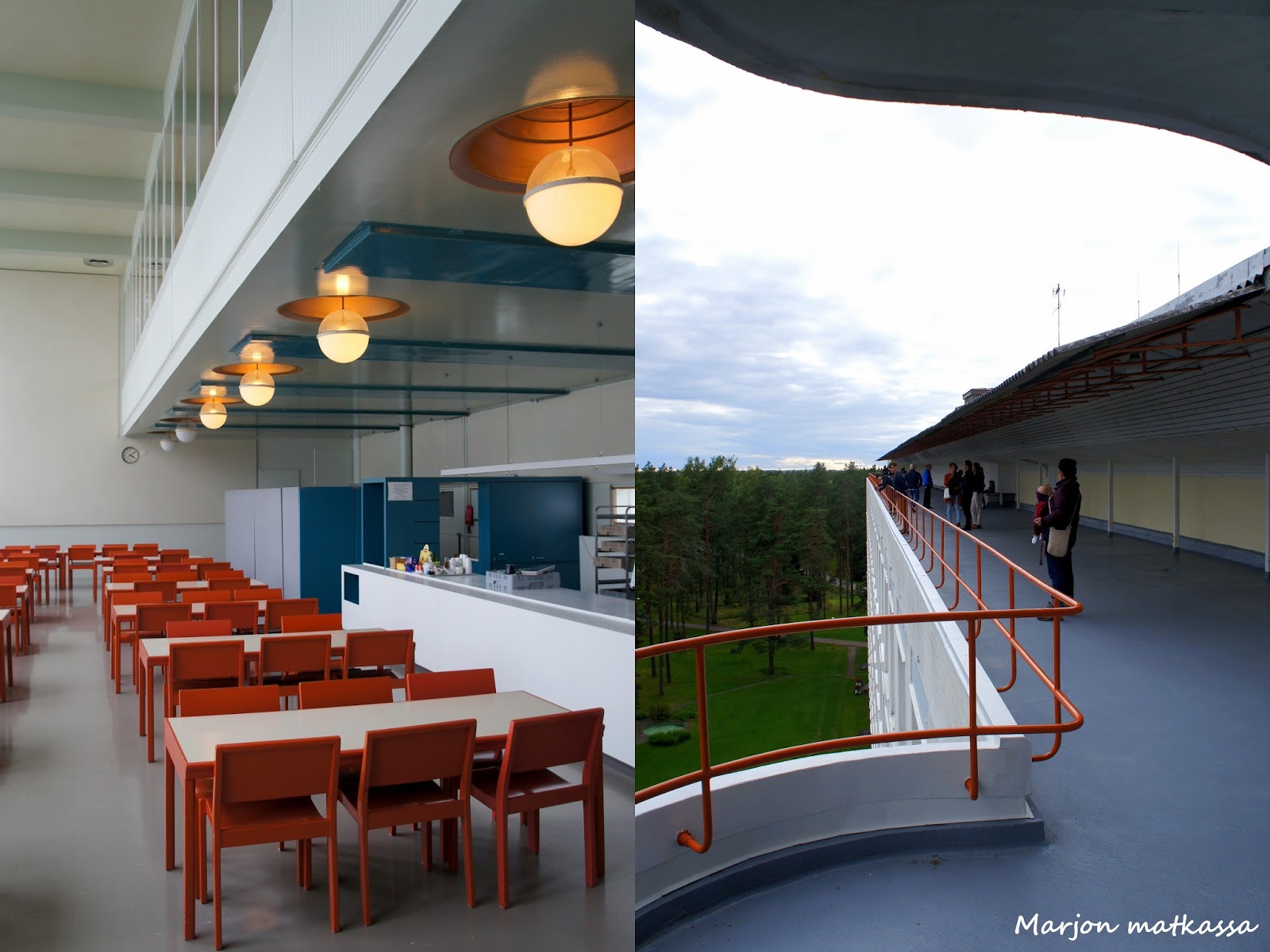 Marjon matkassa : Alvar Aallon Paimion parantola on todellinen funkis helmi