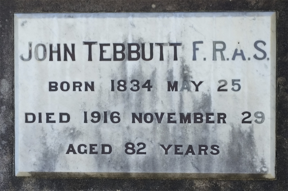 Hawkesbury heritage & happenings: Death of an astronomer: Hawkesbury's ...