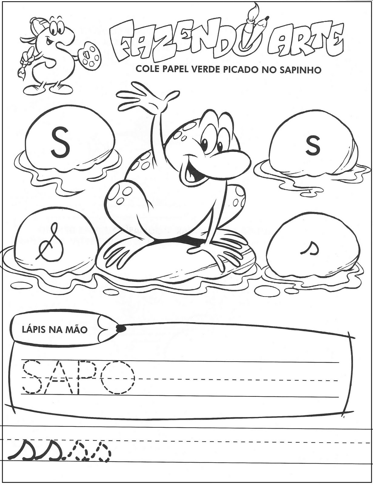 Paraíso da Alfabetização: Atividades de alfabetização com a letra S