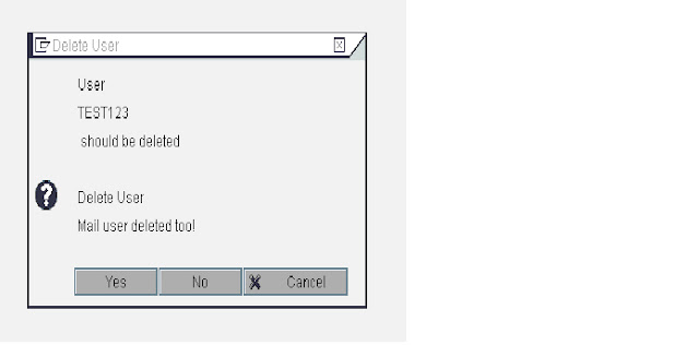 VENKAT SAP BASIS: How to delete a user in SAP?