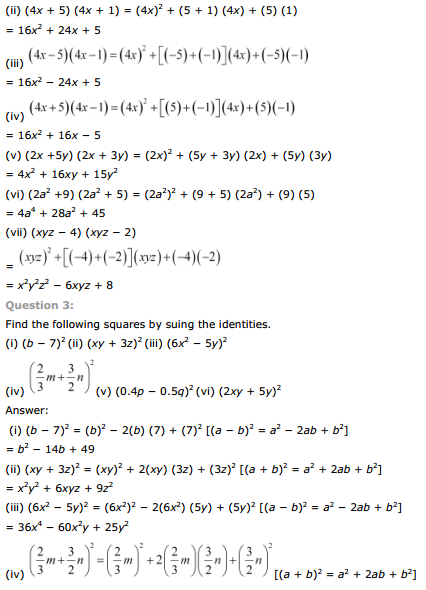 NCERT Text Book Solutions: NCERT Solutions for Class 8th Maths Chapter ...