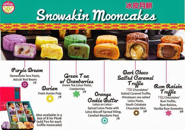 mooncake flavors